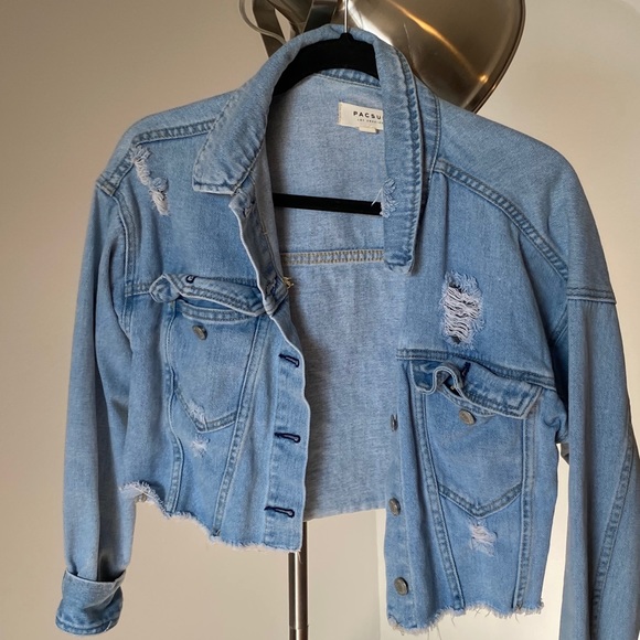 PacSun | Jackets & Coats | Cropped Pac Sun Jean Jacket | Poshmark